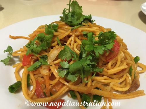 Nepali style chowmein | nepaliaustralian